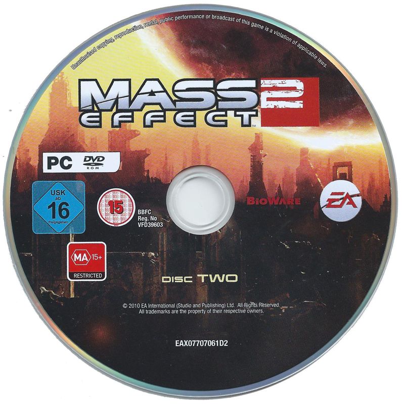 Mass Effect 2 cover or packaging material - MobyGames