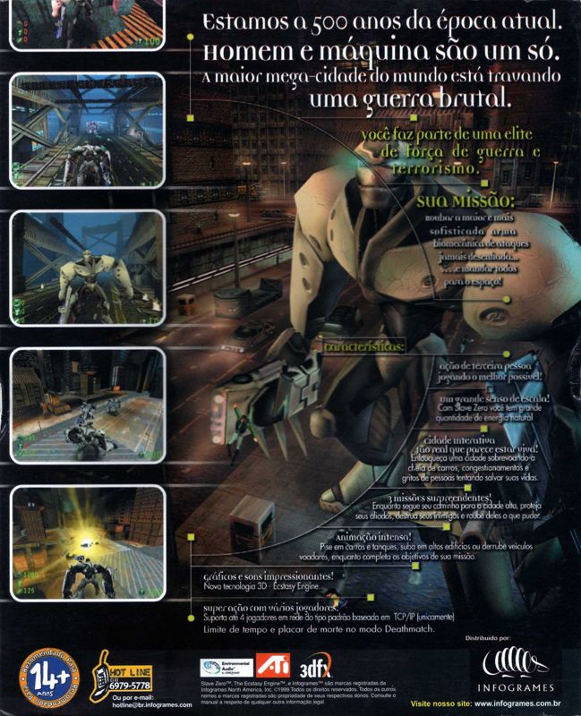 Slave Zero cover or packaging material - MobyGames