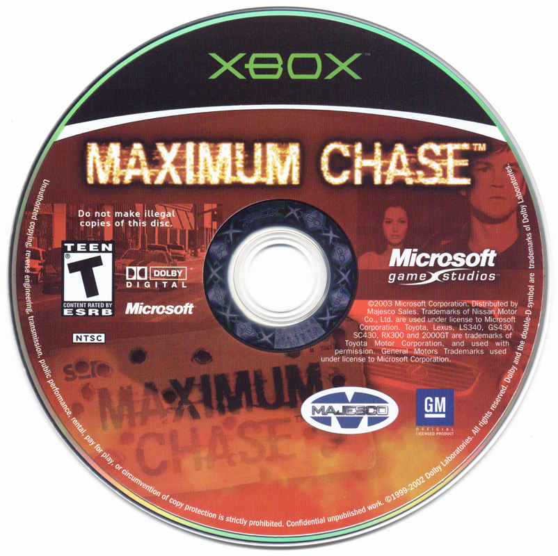 Maximum Chase cover or packaging material - MobyGames