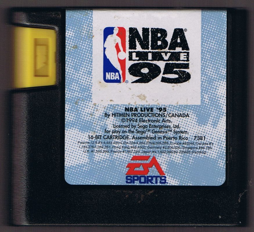 NBA Live 95 cover or packaging material - MobyGames
