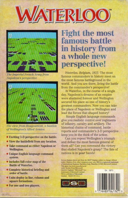 Waterloo cover or packaging material - MobyGames
