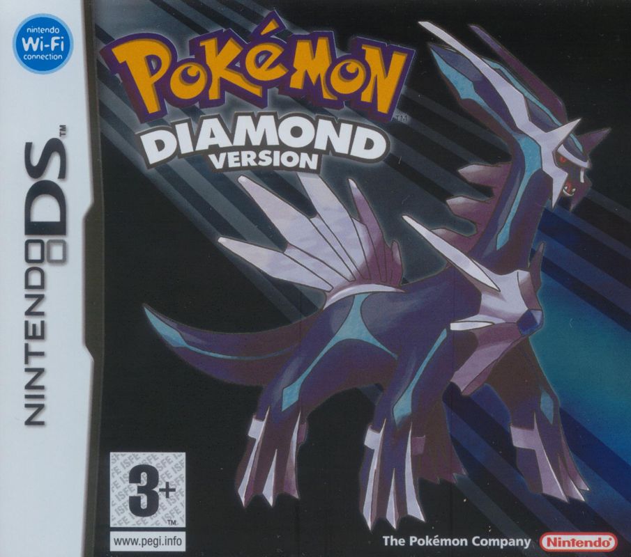 Pokémon Diamond Version cover or packaging material - MobyGames