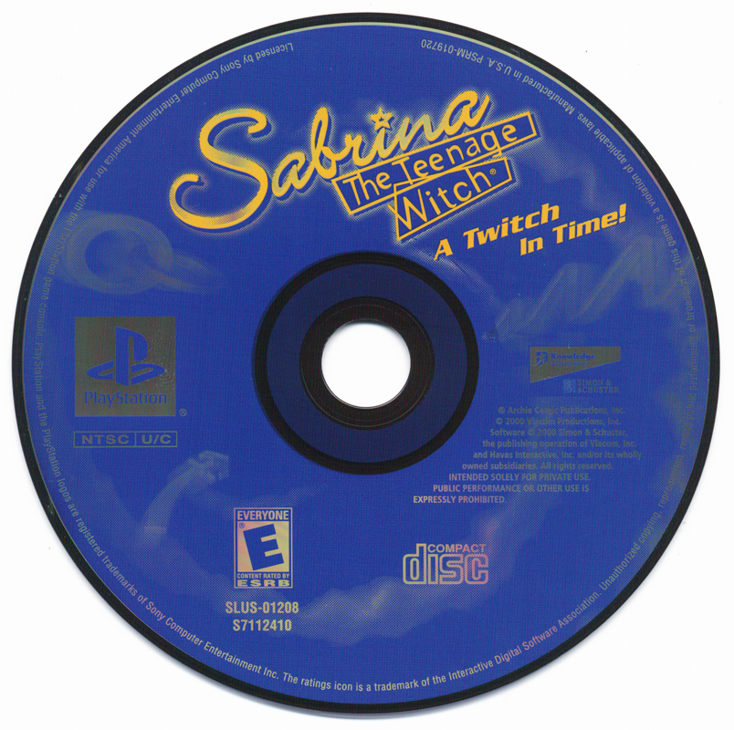 Sabrina, the Teenage Witch: A Twitch in Time! cover or packaging ...
