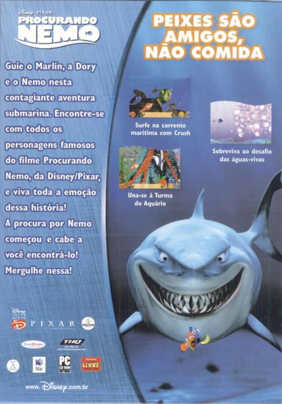 Disney•Pixar Finding Nemo cover or packaging material - MobyGames