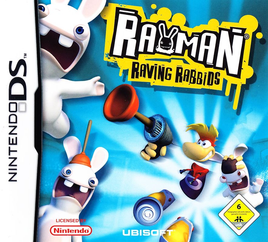 Rayman: Raving Rabbids cover or packaging material - MobyGames