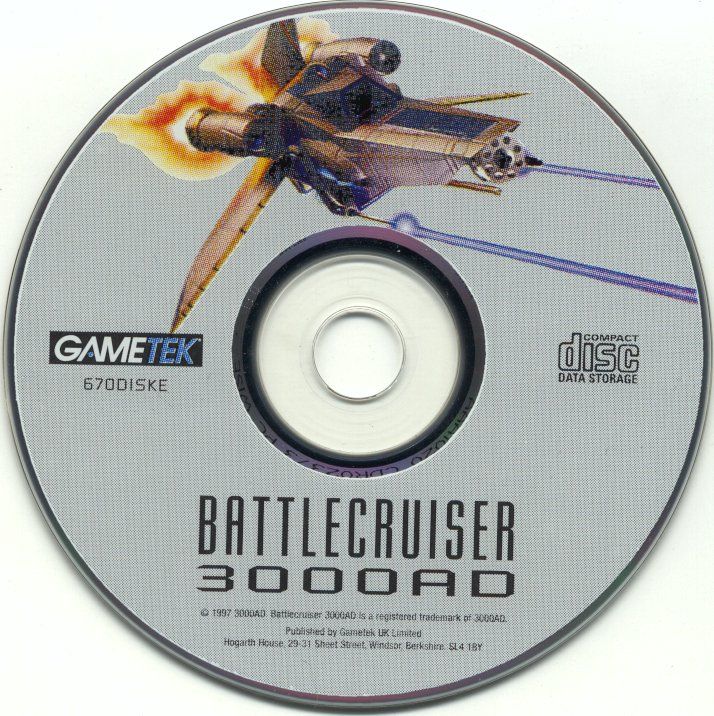 Battlecruiser 3000AD cover or packaging material - MobyGames