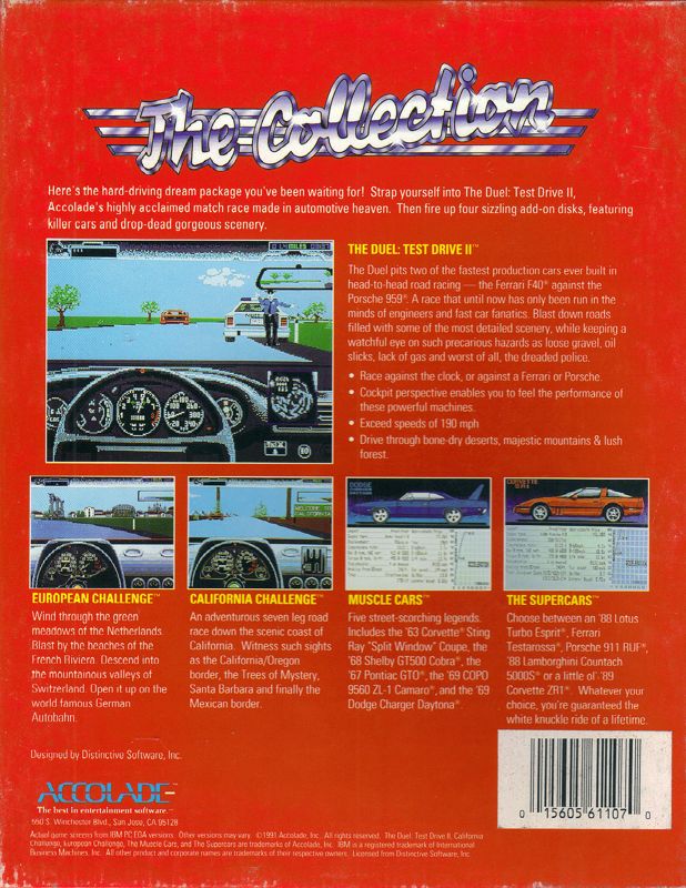 Test Drive II: The Collection cover or packaging material - MobyGames