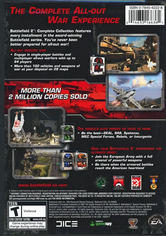 Battlefield 2: Complete Collection cover or packaging material - MobyGames