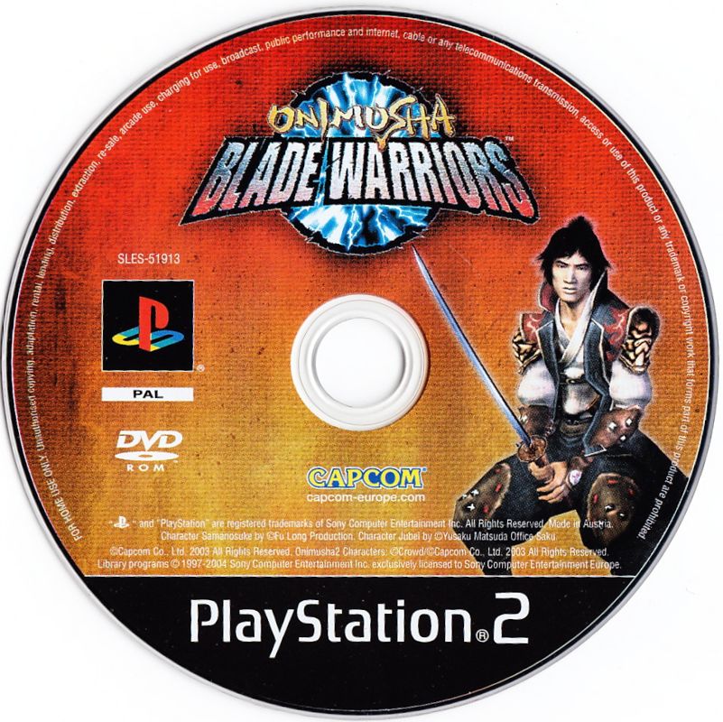 Onimusha: Blade Warriors cover or packaging material - MobyGames