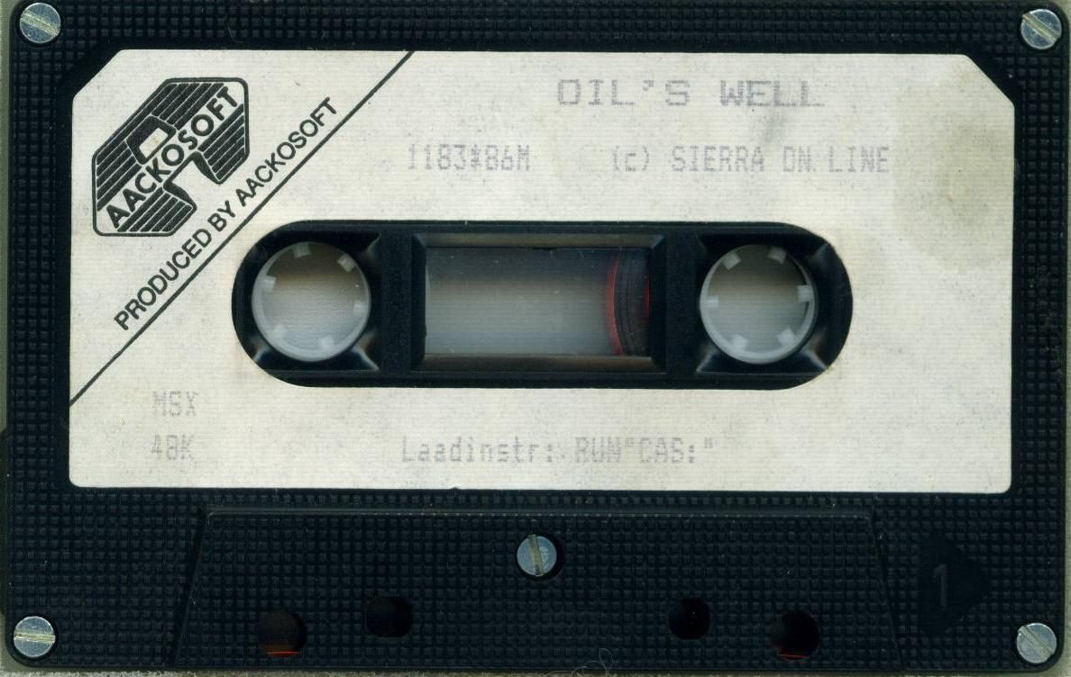 Oil's Well cover or packaging material - MobyGames