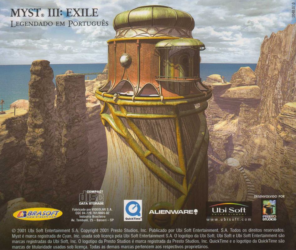 Myst III: Exile cover or packaging material - MobyGames