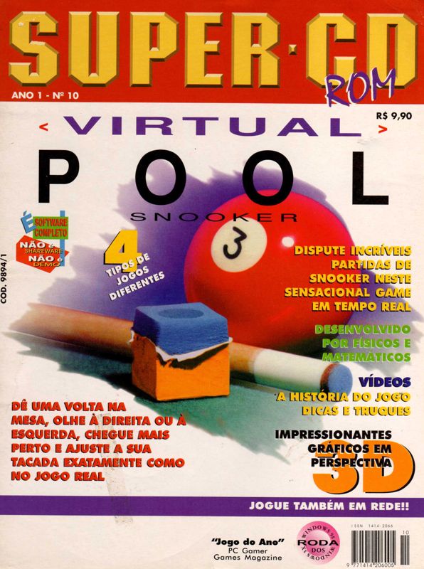 Virtual Pool cover or packaging material - MobyGames