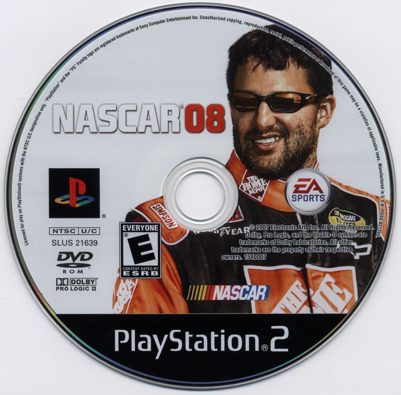 NASCAR 08 cover or packaging material - MobyGames