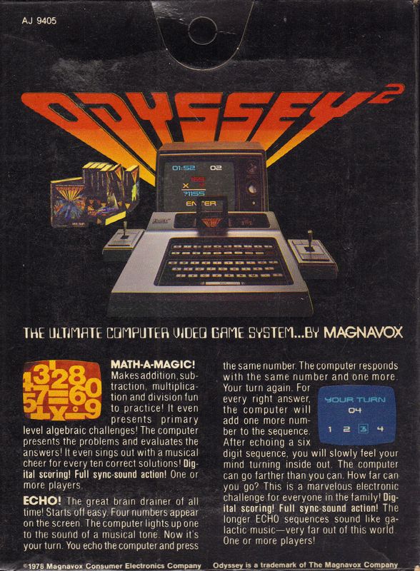 Math-A-Magic! / Echo! cover or packaging material - MobyGames