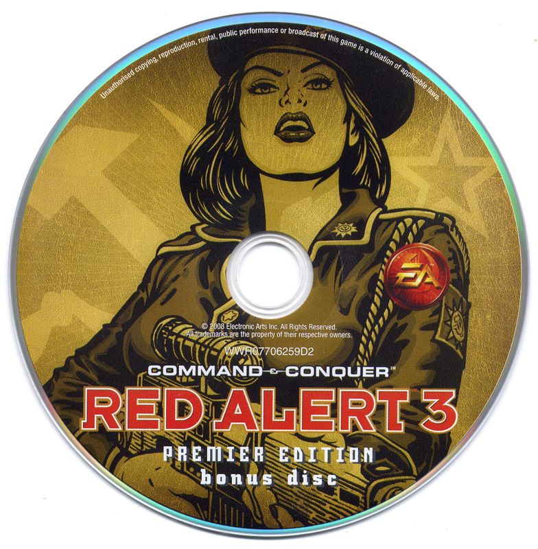 Command & Conquer: Red Alert 3 (Premier Edition) cover or packaging material - MobyGames