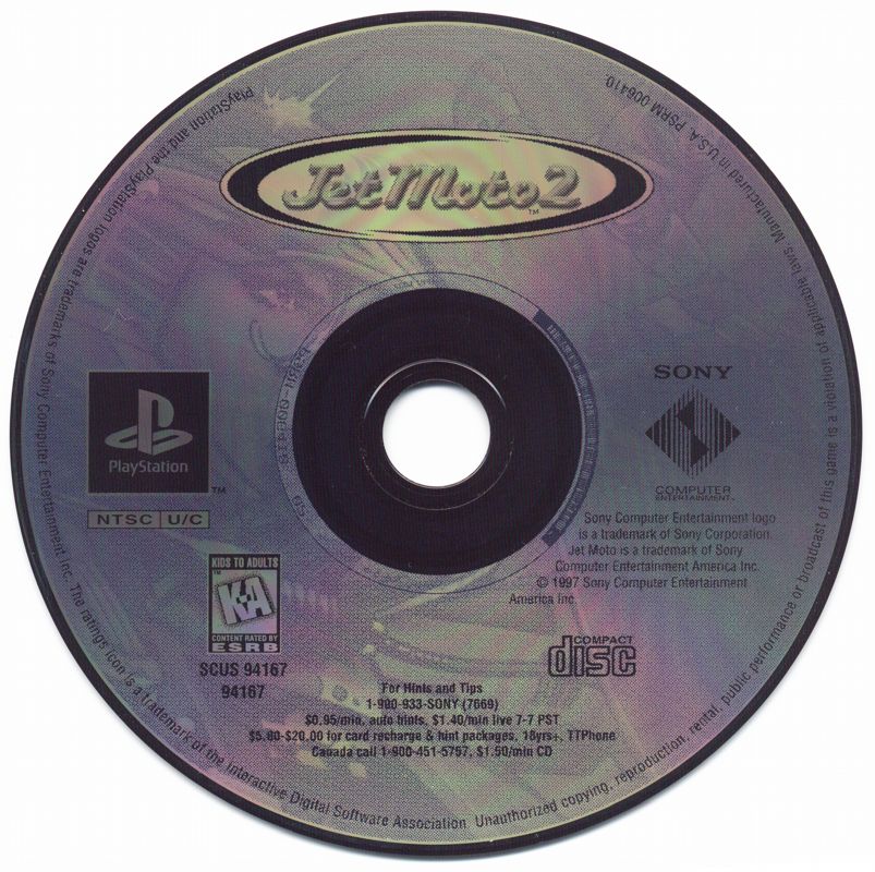 Jet Moto 2 cover or packaging material - MobyGames