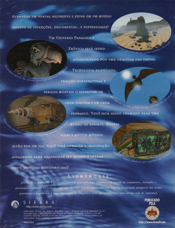 Lighthouse: The Dark Being cover or packaging material - MobyGames