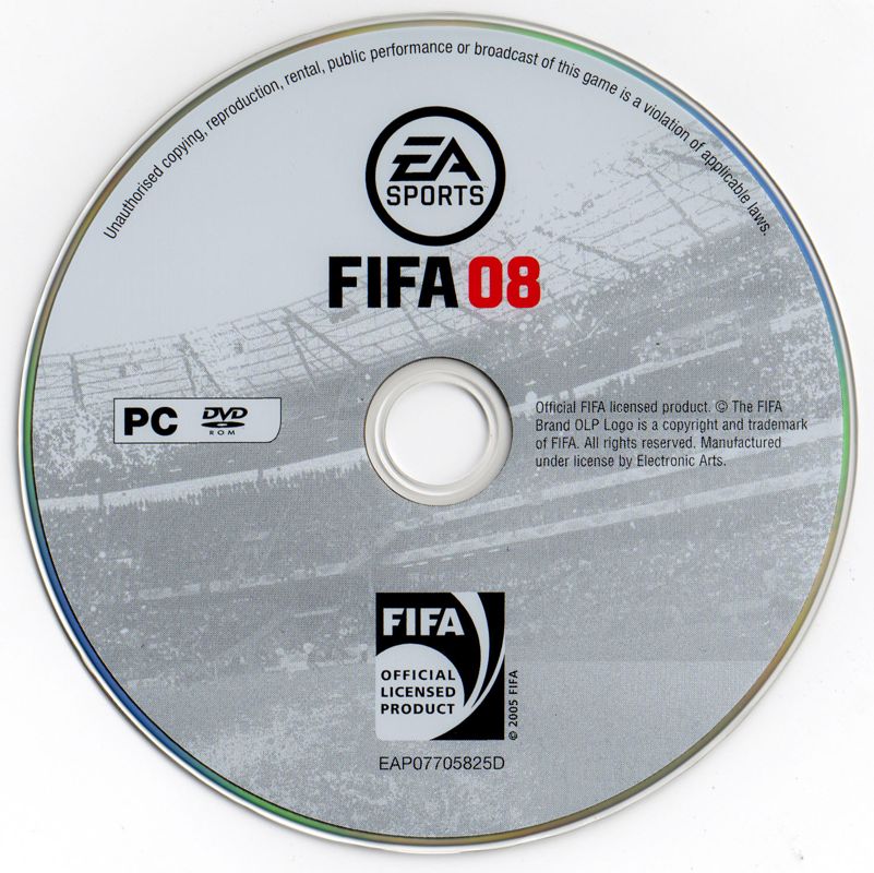 FIFA Soccer 08 cover or packaging material - MobyGames