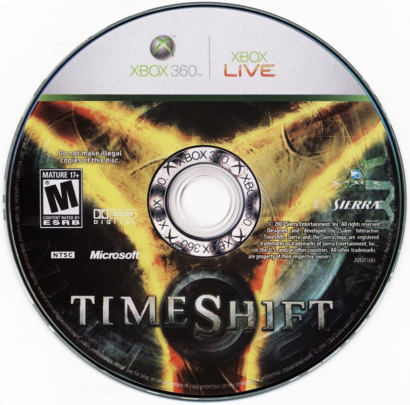 TimeShift cover or packaging material - MobyGames