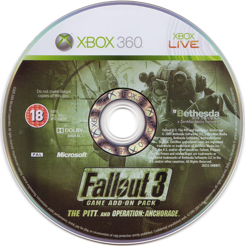 Fallout 3: Game Add-on Pack - The Pitt and Operation: Anchorage cover ...