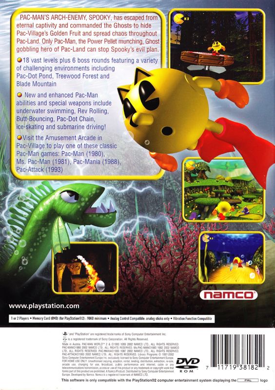 Pac-Man World 2 cover or packaging material - MobyGames