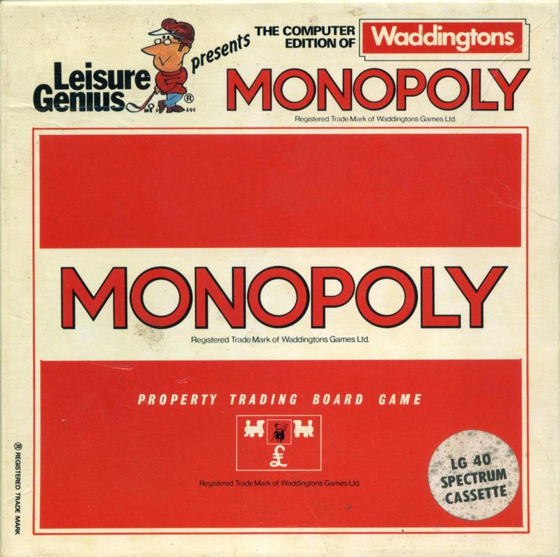 Monopoly cover or packaging material - MobyGames