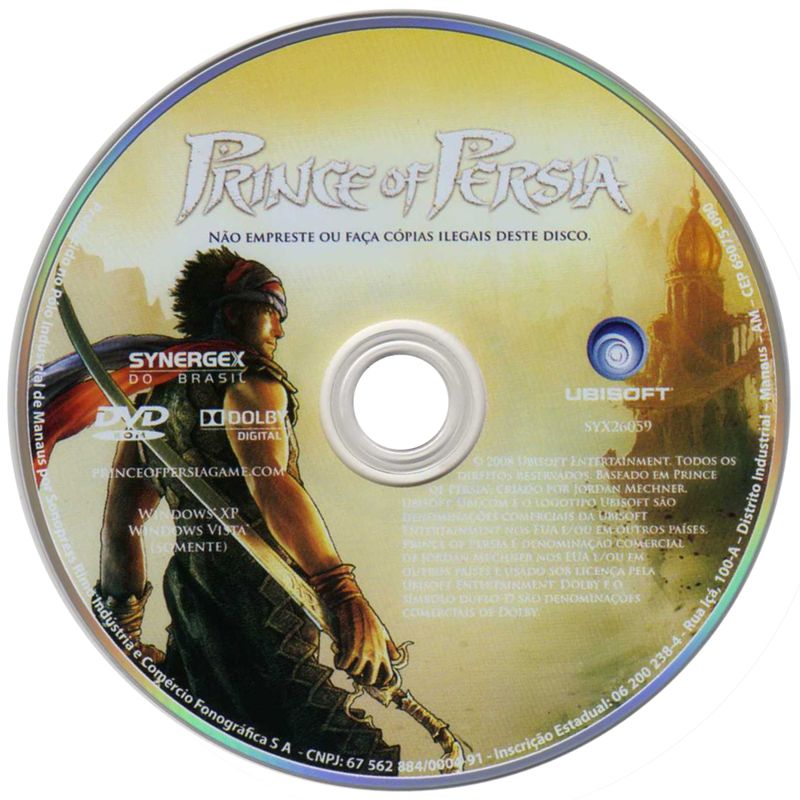 Prince of Persia cover or packaging material - MobyGames