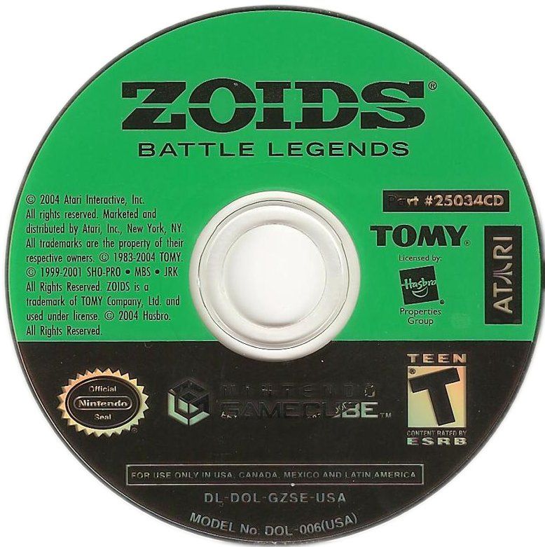 Zoids: Battle Legends cover or packaging material - MobyGames