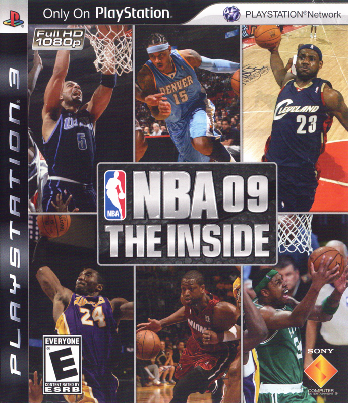 NBA 09: The Inside cover or packaging material - MobyGames