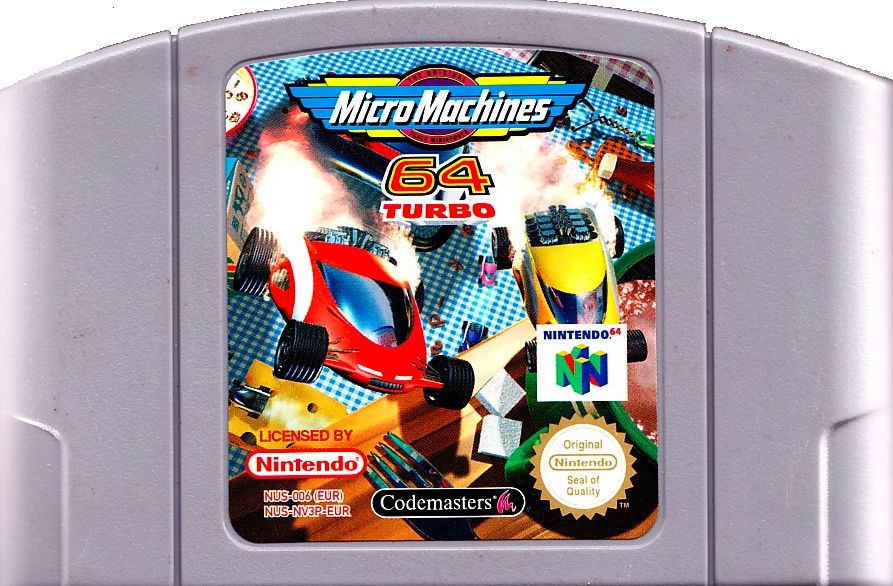Micro Machines 64 Turbo cover or packaging material - MobyGames