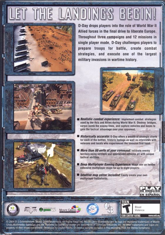D-Day cover or packaging material - MobyGames