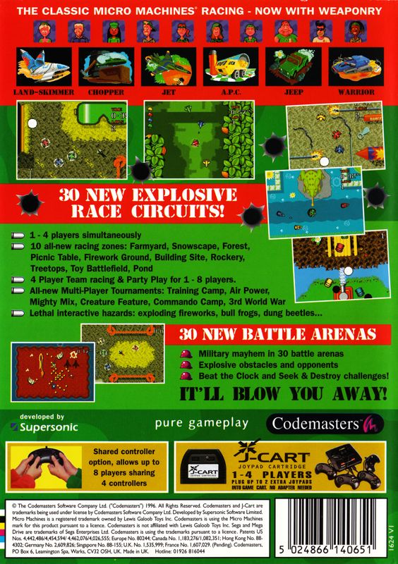 Micro Machines: Military cover or packaging material - MobyGames