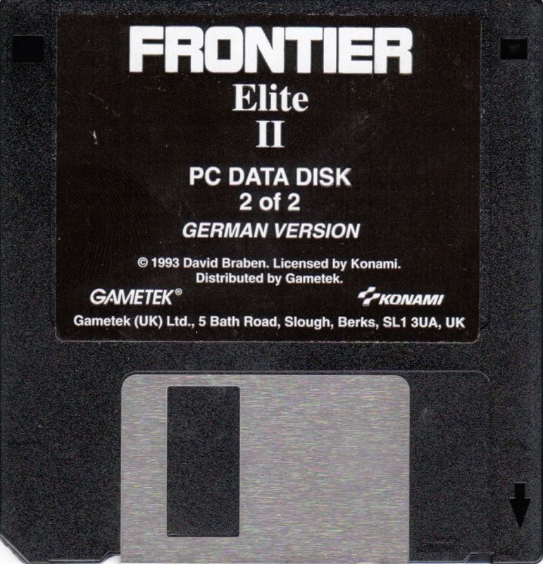 Frontier: Elite II cover or packaging material - MobyGames