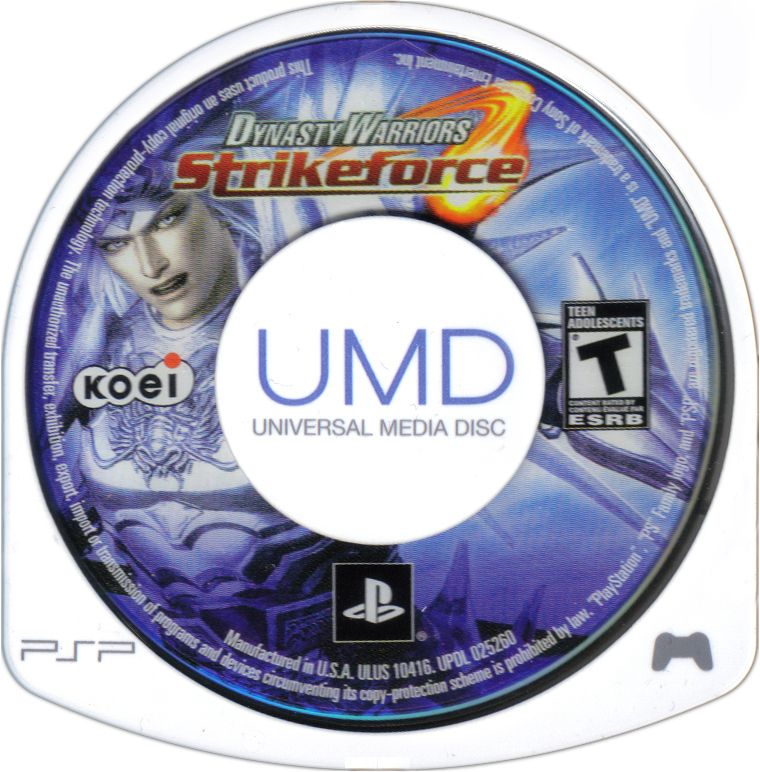 Dynasty Warriors: Strikeforce cover or packaging material - MobyGames
