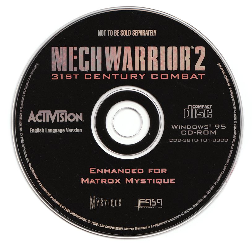MechWarrior 2: 31st Century Combat cover or packaging material - MobyGames