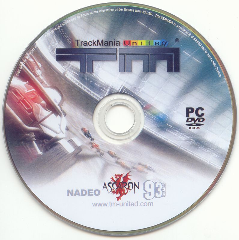 TrackMania United cover or packaging material - MobyGames