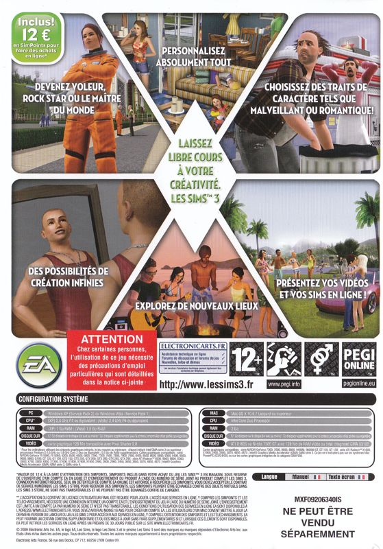 The Sims 3 (Collector's Edition) cover or packaging material - MobyGames