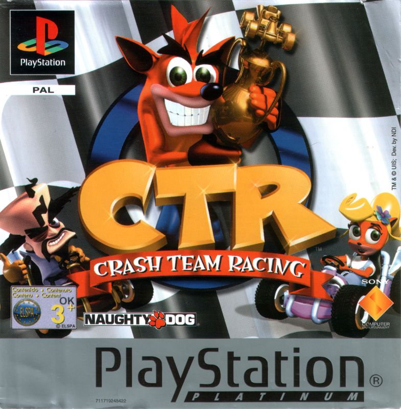 CTR: Crash Team Racing cover or packaging material - MobyGames