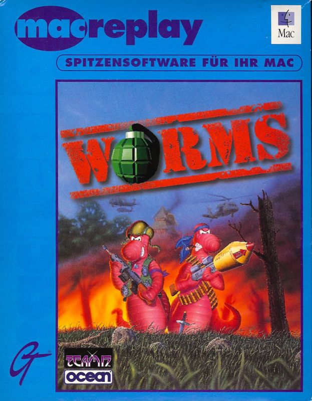 Worms cover or packaging material - MobyGames