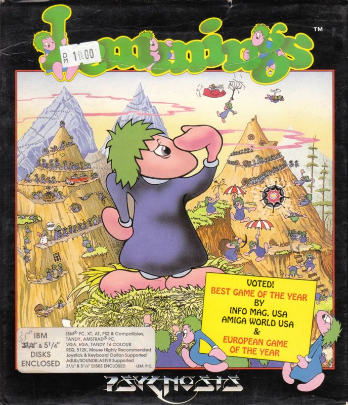 Lemmings cover or packaging material - MobyGames