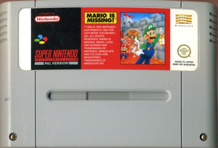 Mario is Missing! cover or packaging material - MobyGames