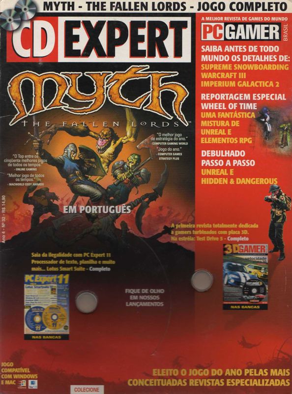 Myth: The Fallen Lords cover or packaging material - MobyGames