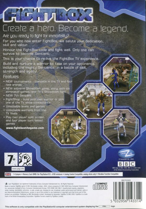 Fightbox cover or packaging material - MobyGames