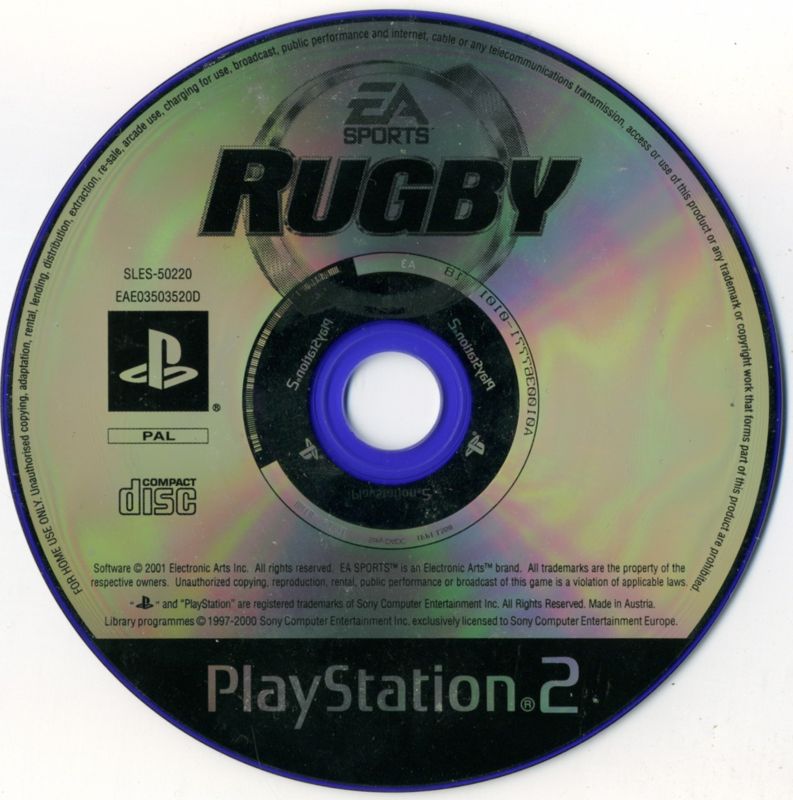 Rugby cover or packaging material - MobyGames