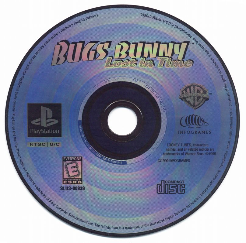 Bugs Bunny: Lost in Time cover or packaging material - MobyGames