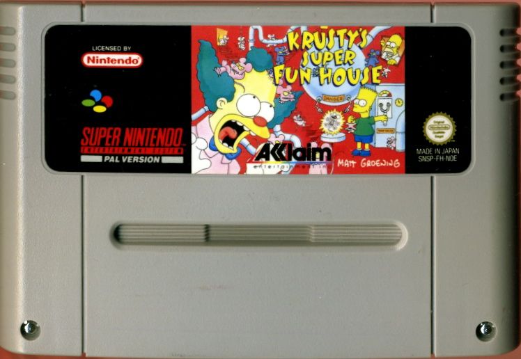 Krusty's Super Fun House cover or packaging material - MobyGames