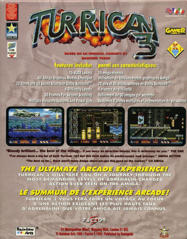 Mega Turrican cover or packaging material - MobyGames