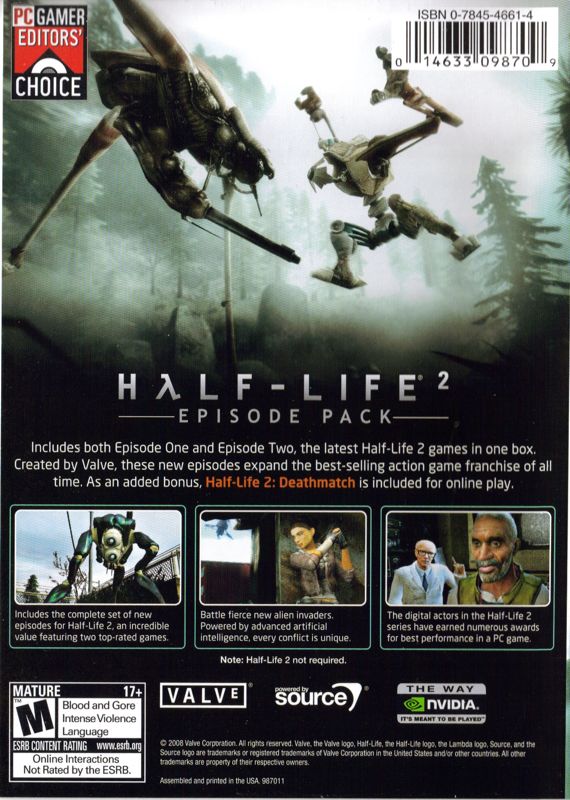 Half-Life 2: Episode Pack cover or packaging material - MobyGames