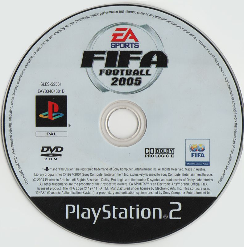 FIFA Soccer 2005 cover or packaging material - MobyGames