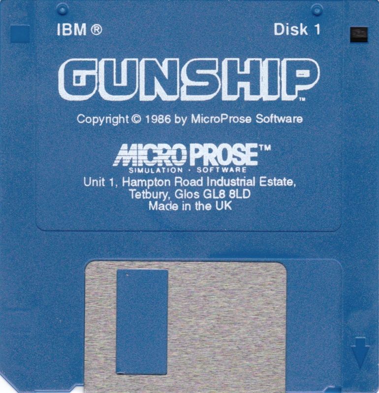 Gunship cover or packaging material - MobyGames